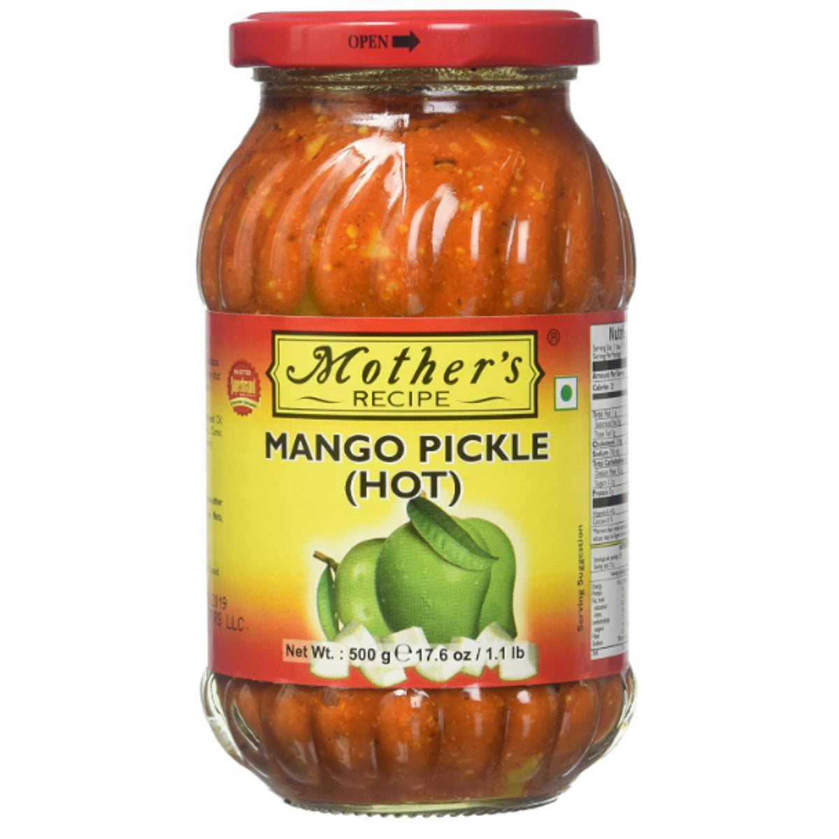 Pickle de Mango Picante (encurtido) | Mango Pickle Hot 500g Mother's ...