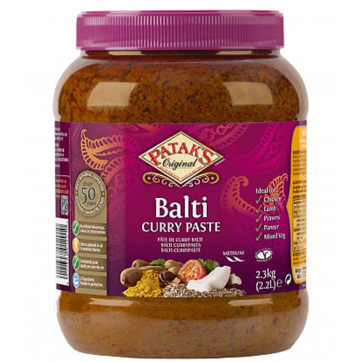 Pasta de Curry Balti | Balti Curry Paste 2.3kg Patak's | Fast Home ...