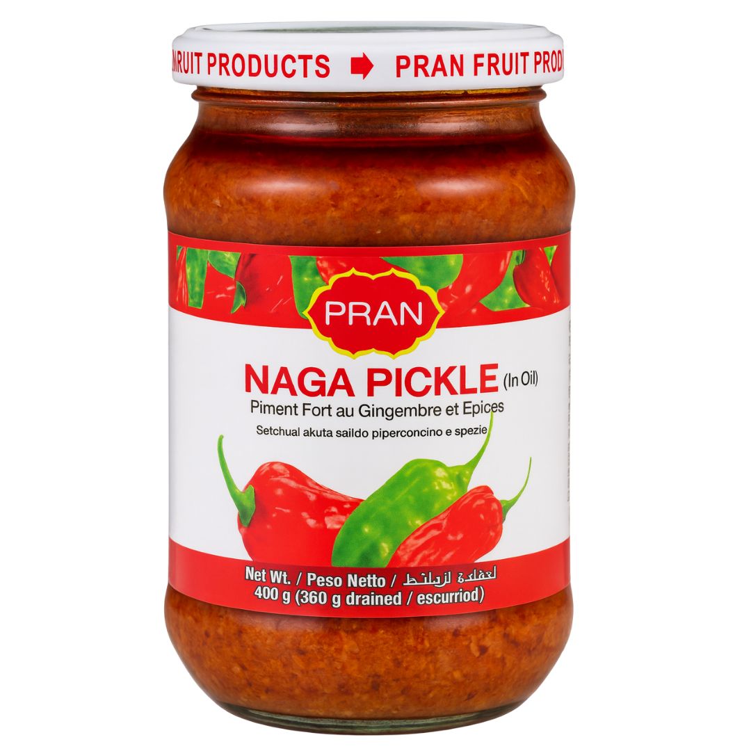 Pickle de Naga (Pimiento picante) (encurtido) | Naga Pickle 400g Pran ...