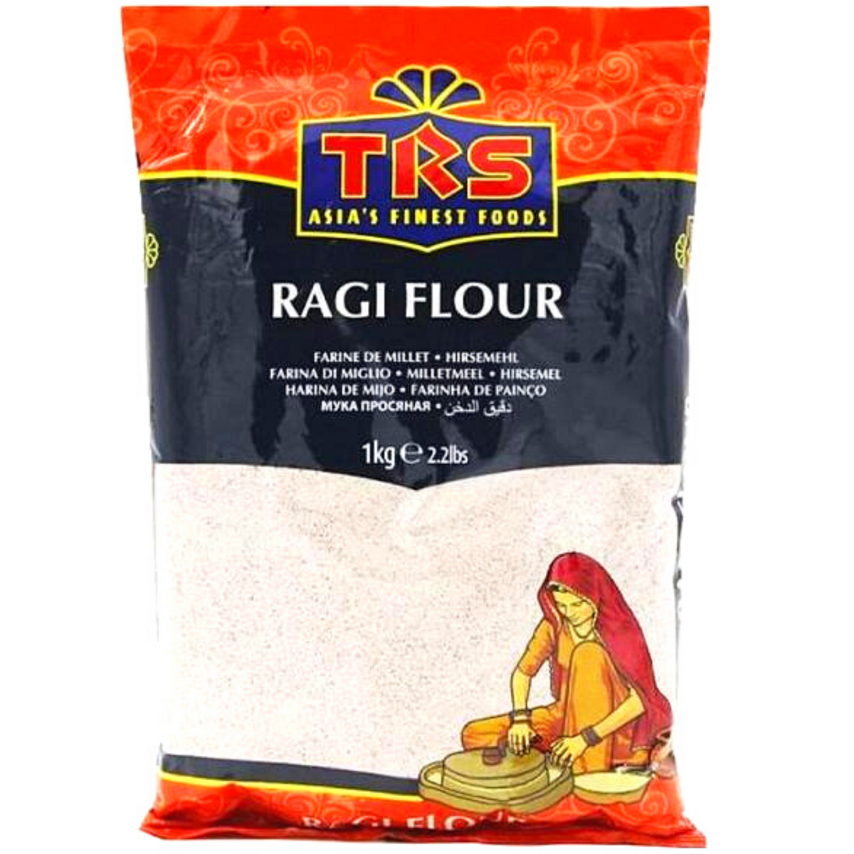 Harina de Mijo Africano | Finger millet flour | Ragi Flour 1kg TRS ...